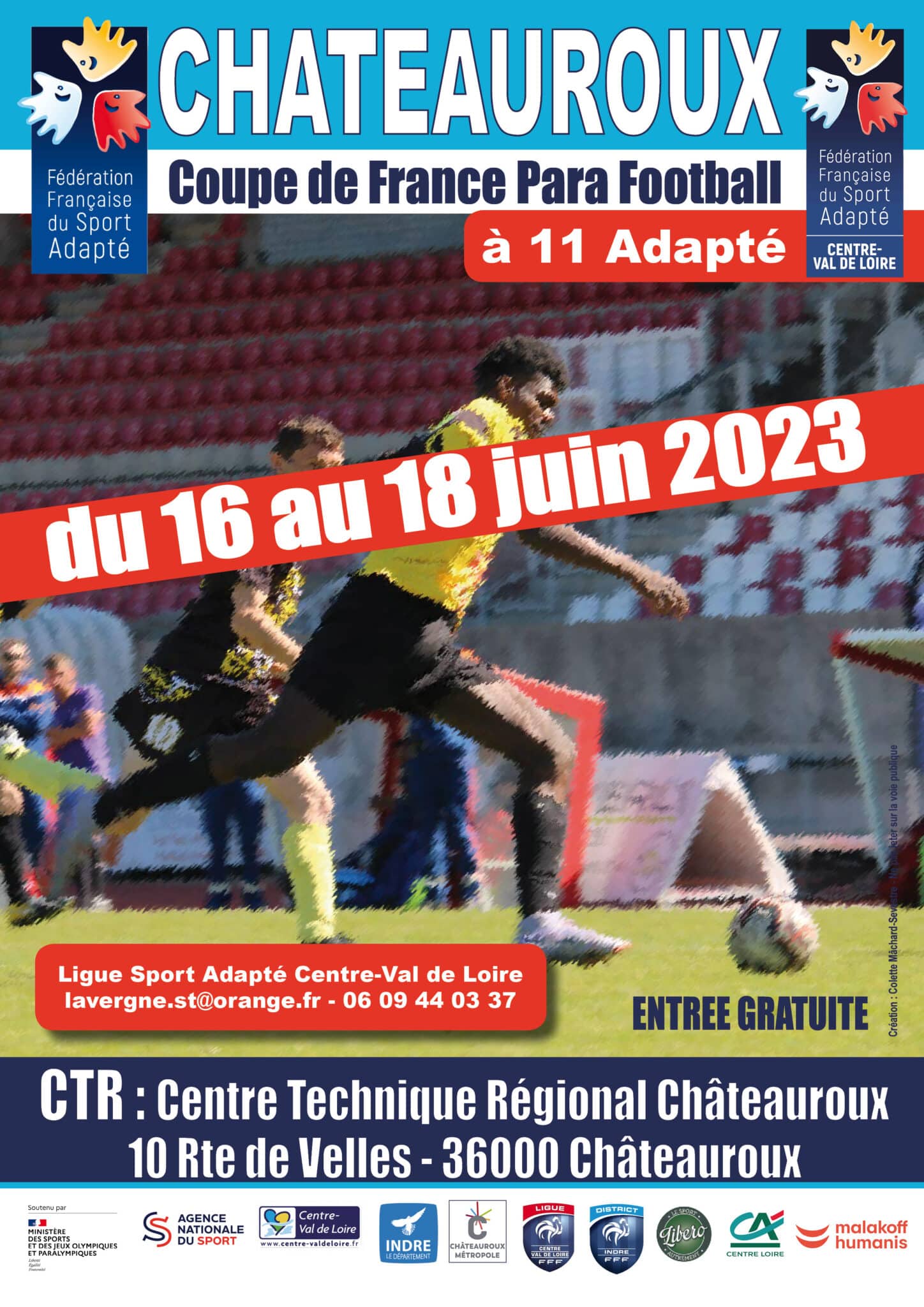 Coupe de France des régions para football à 11 adapté 2023 – Sport Adapté